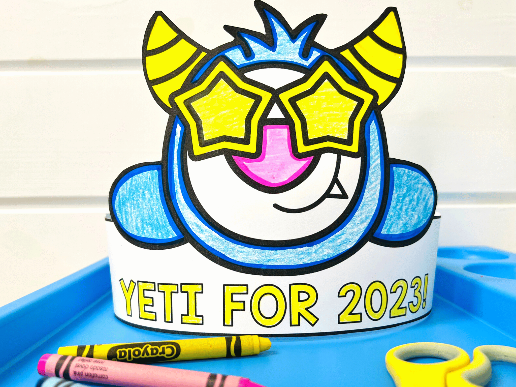 New Years Craft For Preschoolers Free Printable – Preschool Packets