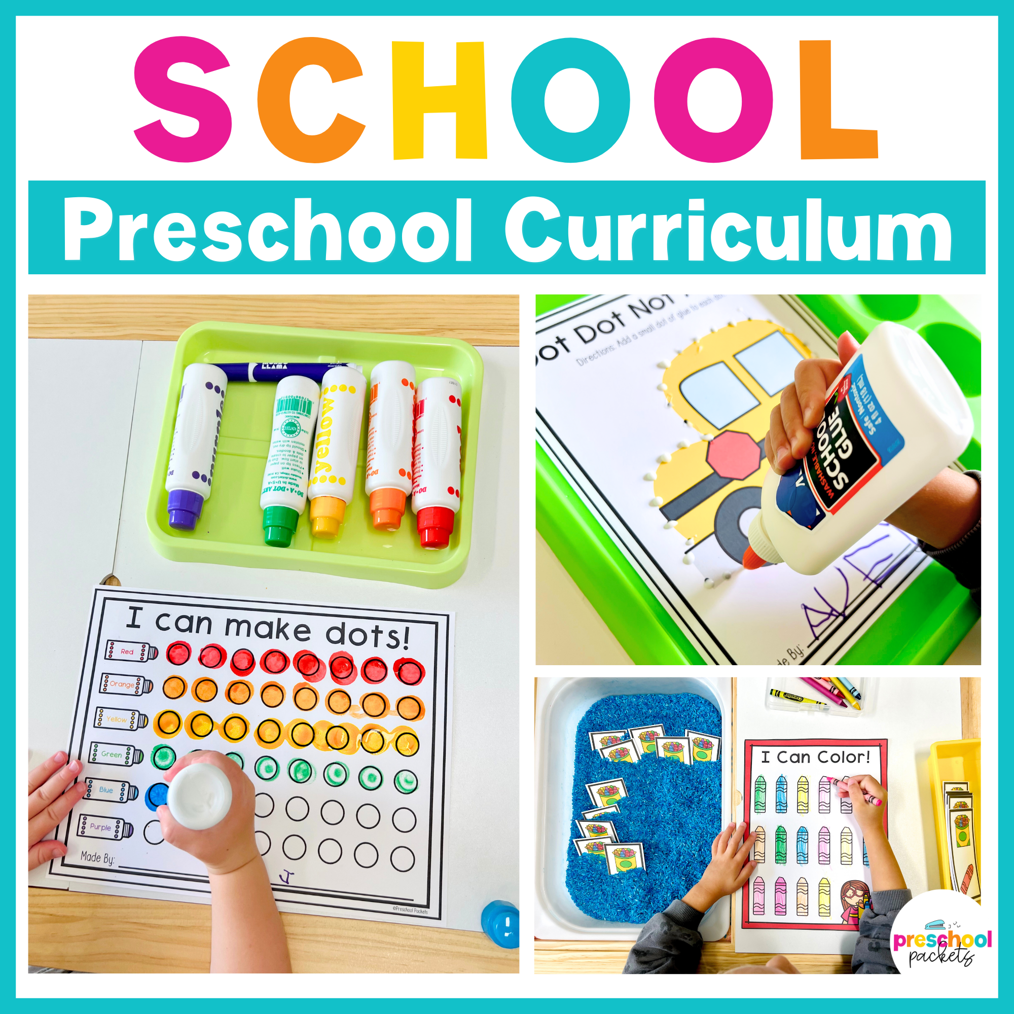 Back To School Preschool Curriculum and Lesson Plans – Preschool Packets