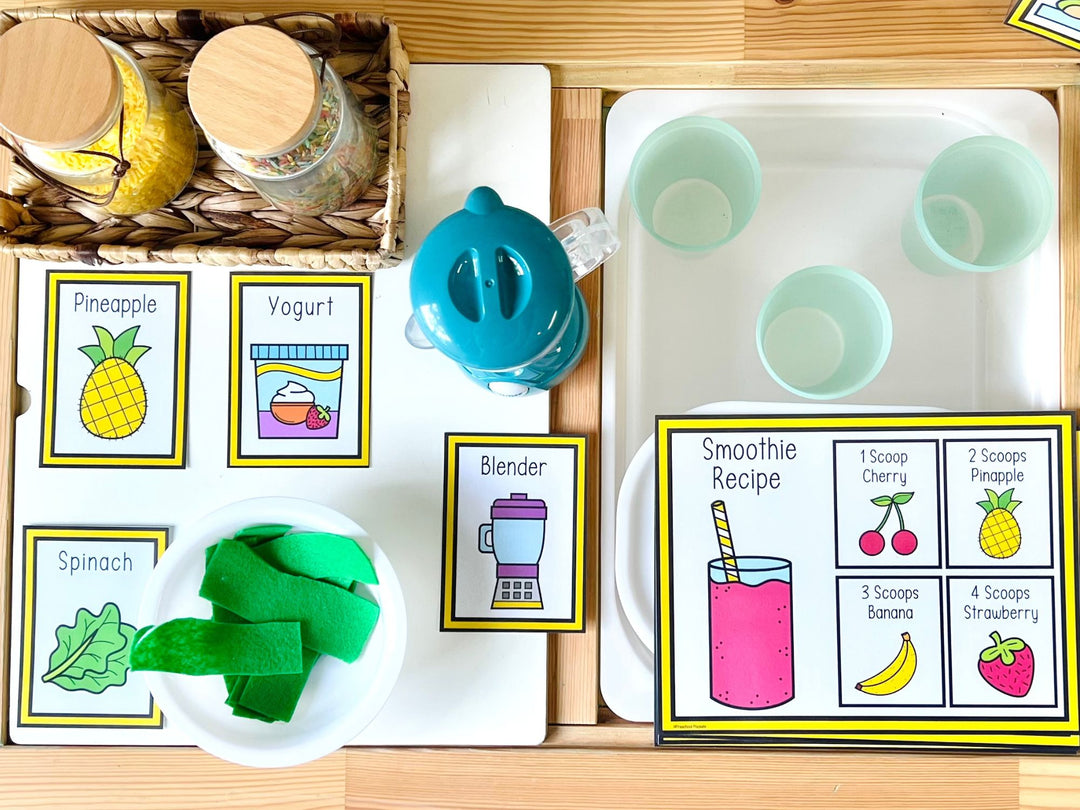 Smoothie Shop Dramatic Play Center For Preschool – Preschool Packets