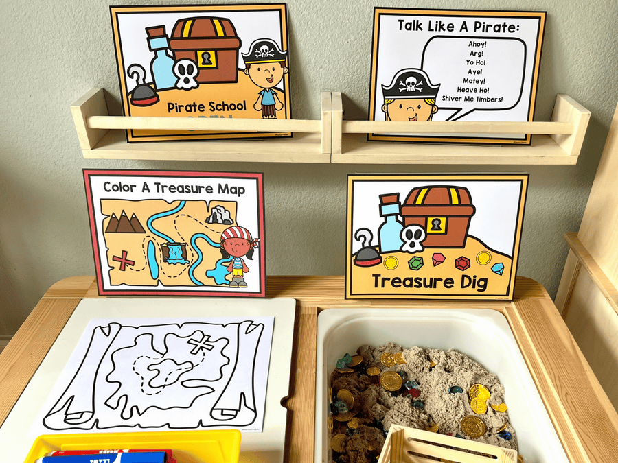How to Set Up a Pirate Dramatic Play – Preschool Packets