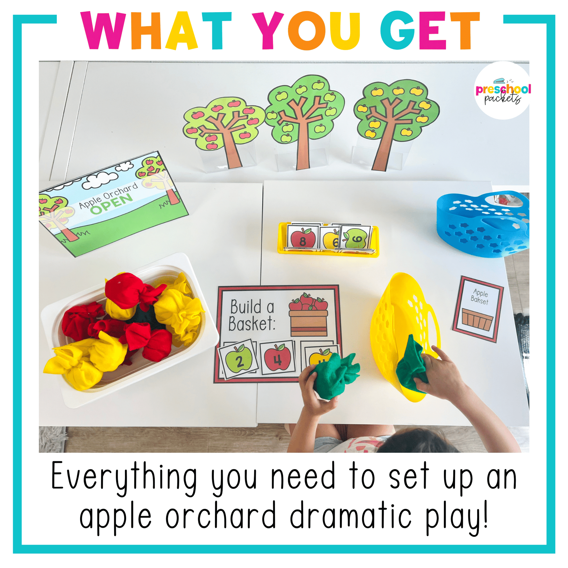 Apple Orchard Dramatic Play Center – Preschool Packets