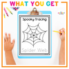 Halloween Tracing Worksheets For Preschool, PreK and Kindergarten ...