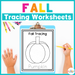 Fall Tracing Worksheets For Preschool, PreK and Kindergarten ...