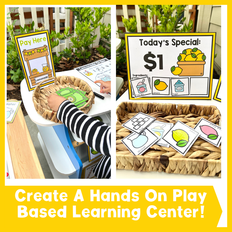 Lemonade Stand Dramatic Play – Preschool Packets