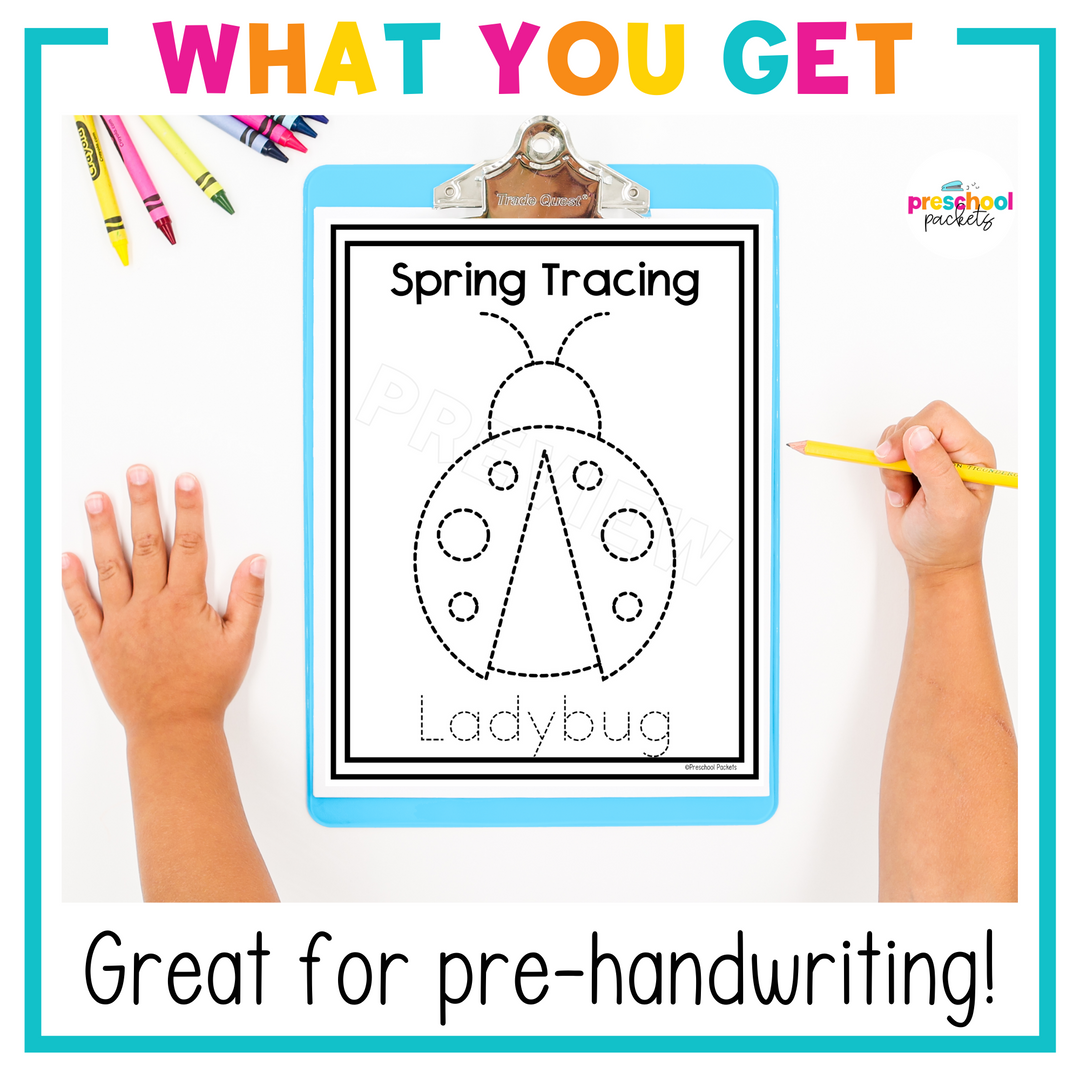 Season Bundle Tracing Worksheets For Preschool, PreK and Kindergarten ...