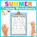 Summer Tracing Worksheets For Preschool, PreK and Kindergarten ...