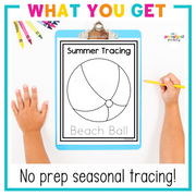 Season Bundle Tracing Worksheets For Preschool, PreK and Kindergarten ...