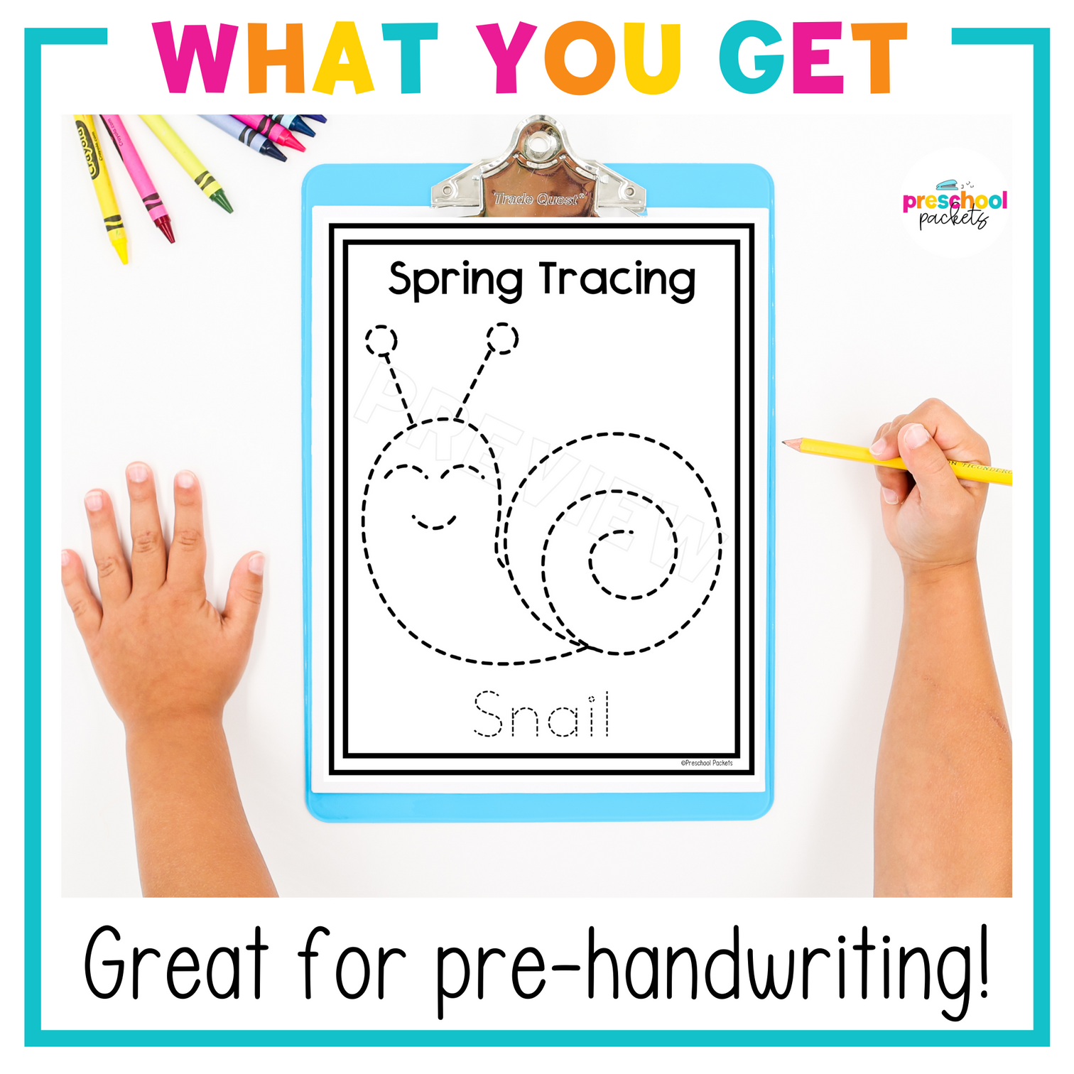 Spring Tracing Worksheets For Preschool, PreK and Kindergarten ...