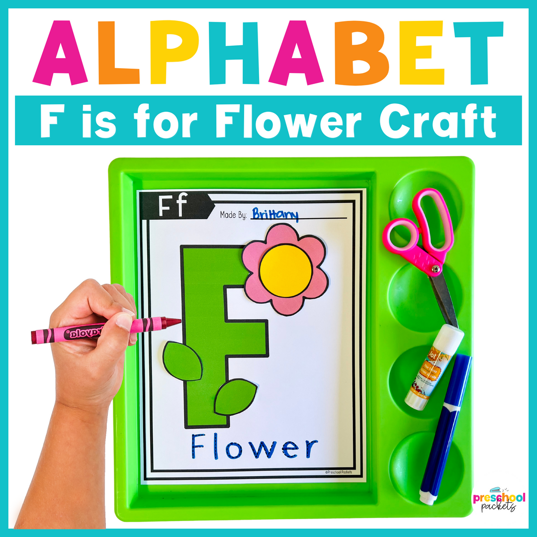 Alphabet Crafts: F is for Flower Letter of the Week Activity ...