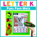 Preschool Pom Pom Fine Motor Mats – Letter K Activity Pack – Preschool ...