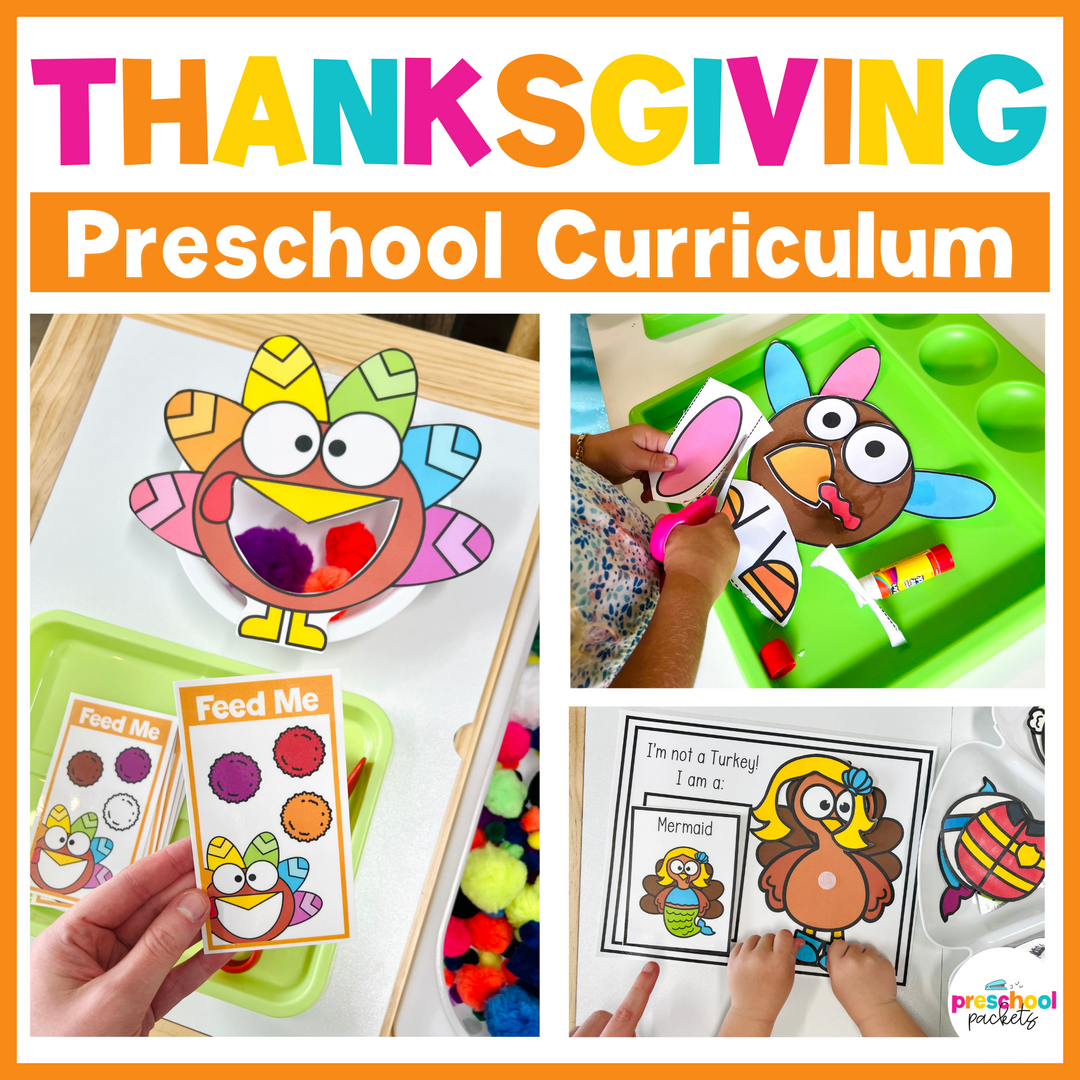 Thanksgiving Theme Preschool Activities Weekly Curriculum – Preschool Packets