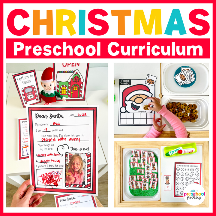 Christmas Preschool Activities Weekly Curriculum – Preschool Packets