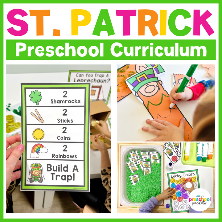 St Patrick's Day Preschool Activities Weekly Themed Curriculum ...