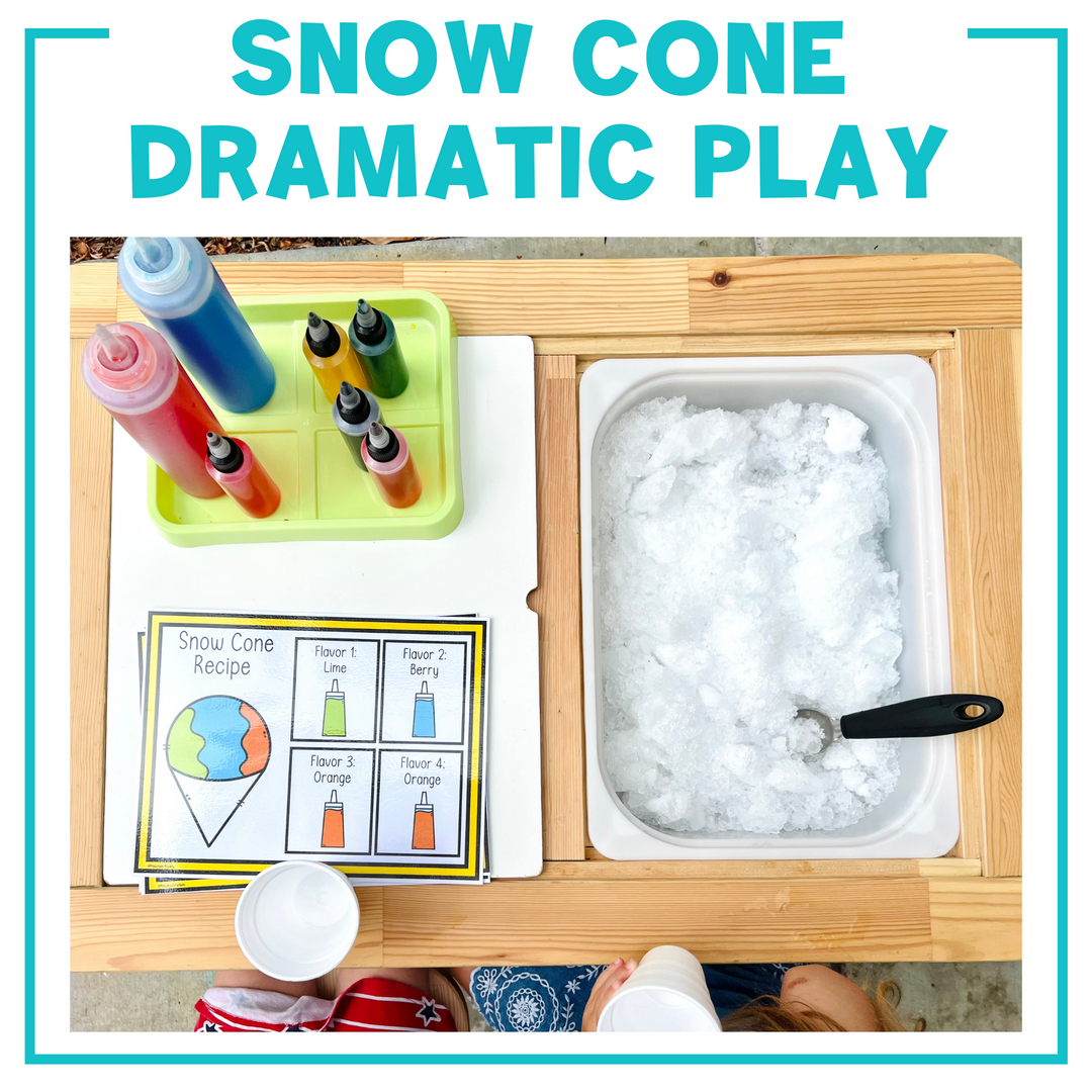 Snow Cone Dramatic Play Center – Preschool Packets