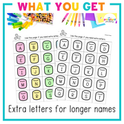 Hot Cocoa Name Craft Editable Winter Craft – Preschool Packets