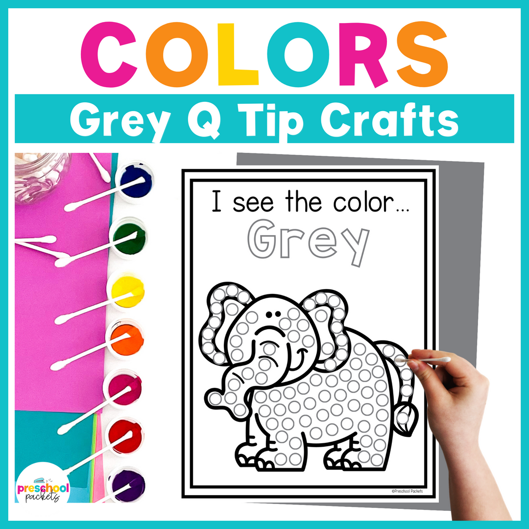 Q Tip Crafts – Preschool Packets