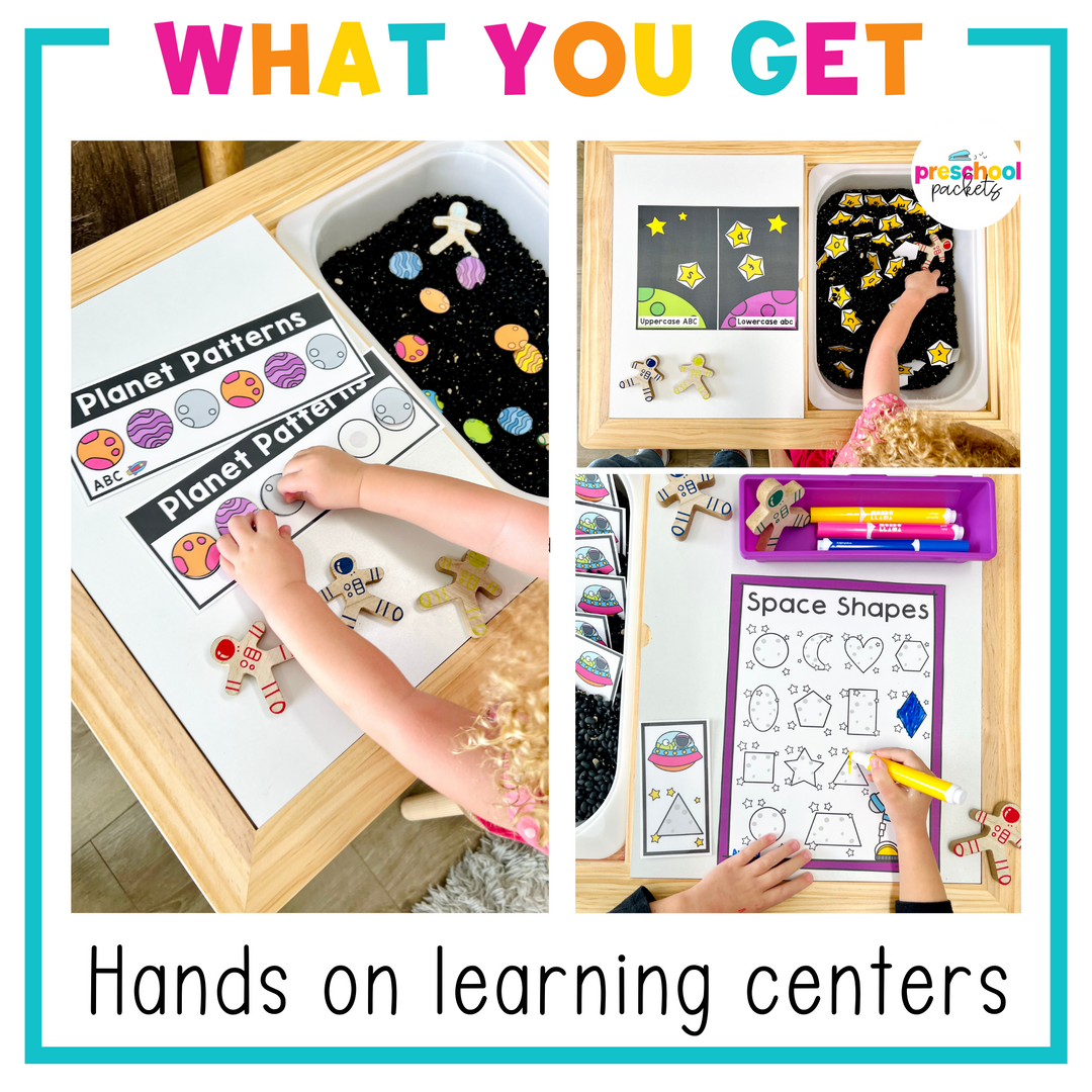 Space Preschool Activities Weekly Curriculum – Preschool Packets