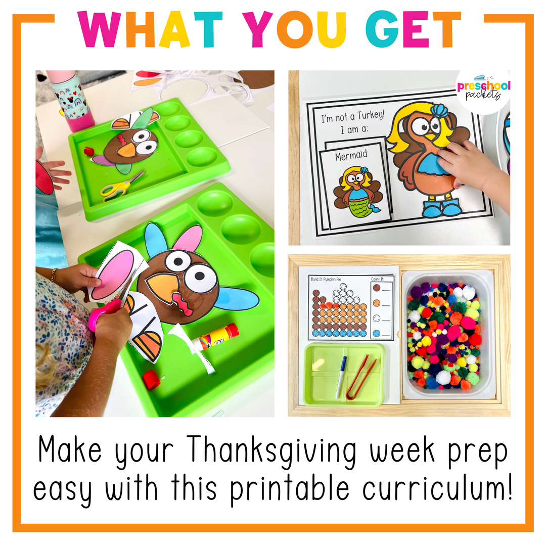 Thanksgiving Theme Preschool Activities Weekly Curriculum – Preschool ...