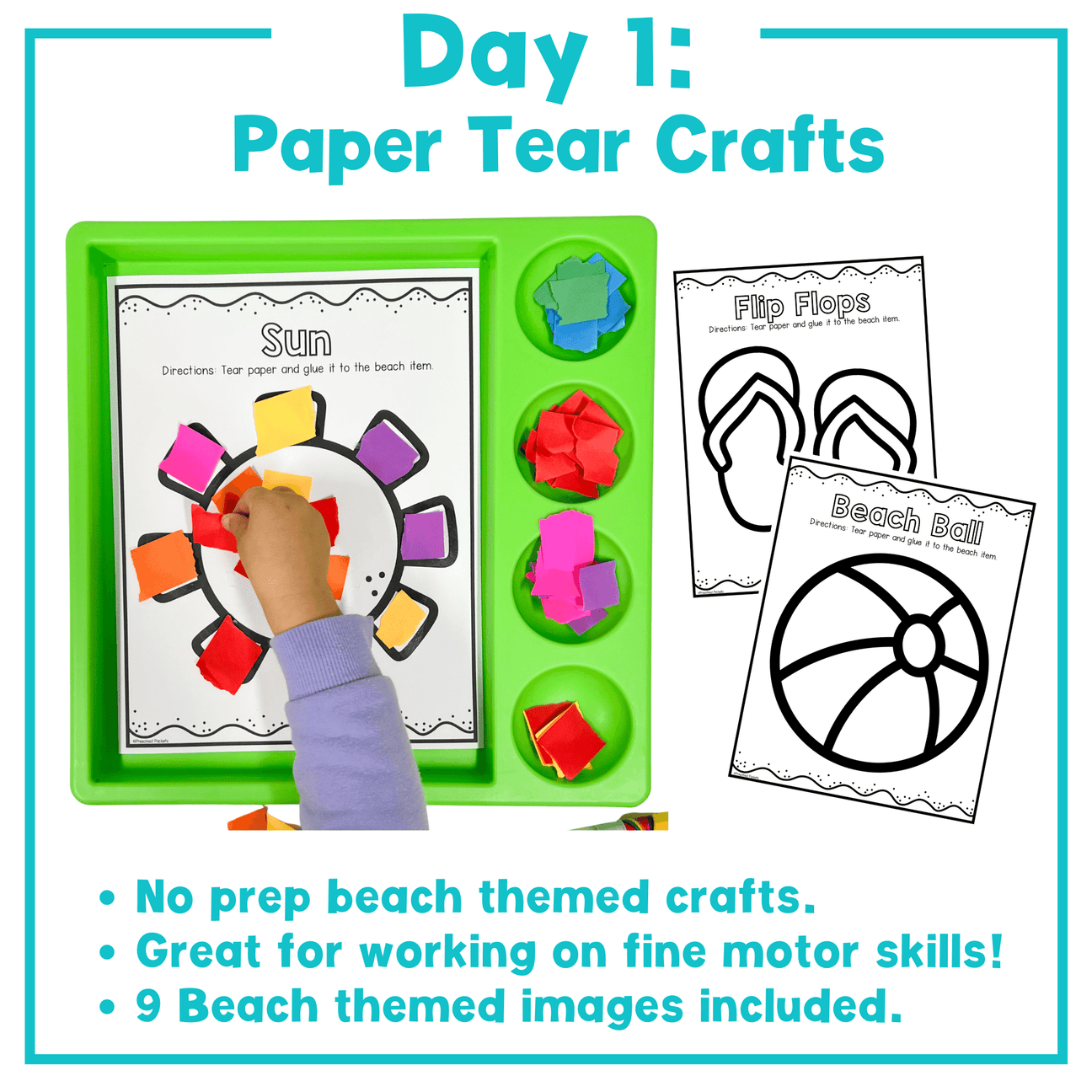 Beach Activities Preschool Weekly Themed Curriculum – Preschool Packets