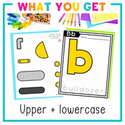 Alphabet Crafts: B is for Bulldozer Letter of the Week Activity ...