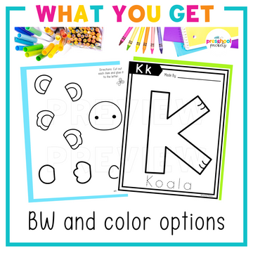 Alphabet Crafts: K is for Koala Letter of the Week Activity – Preschool ...