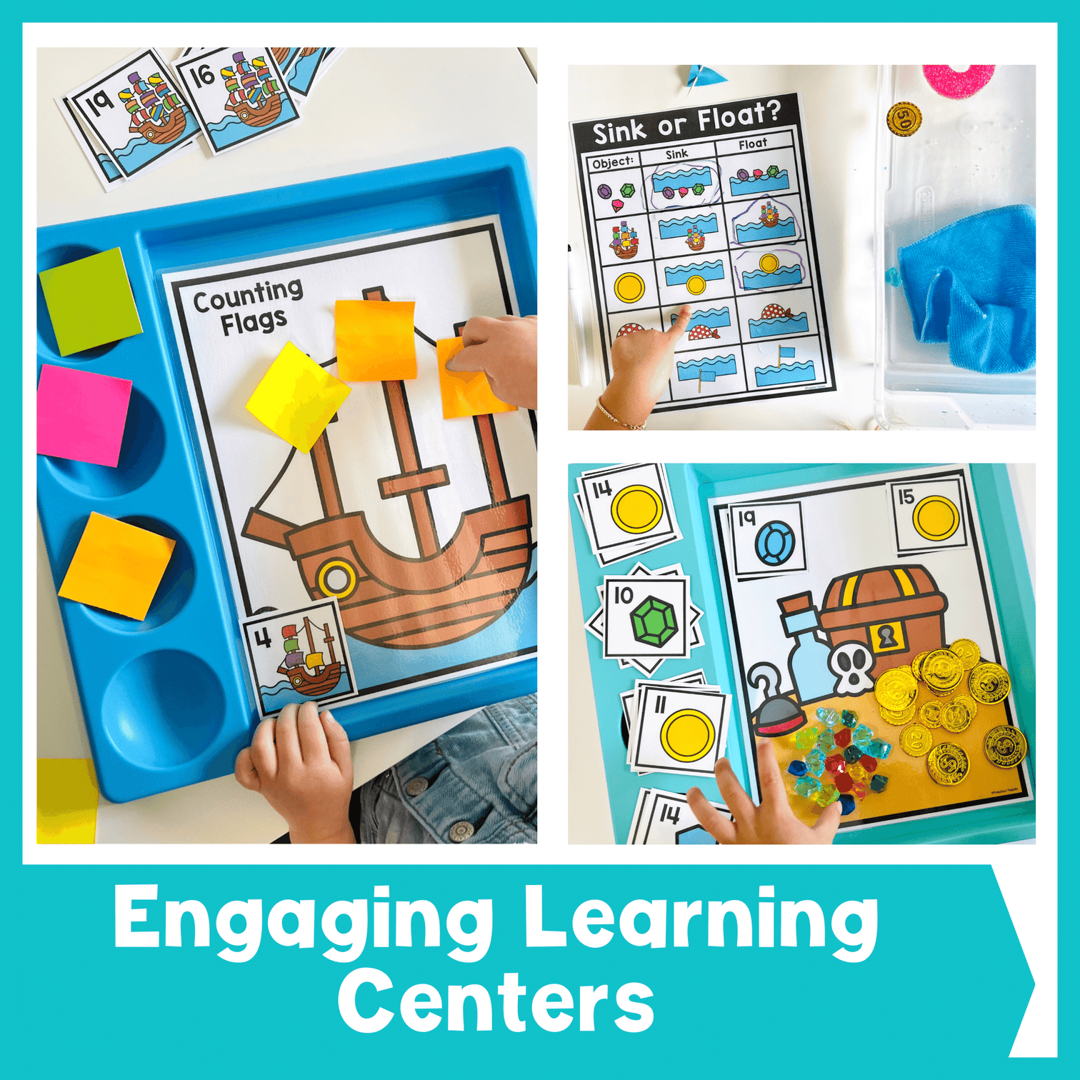 Pirate Activities Preschool Weekly Themed Curriculum – Preschool Packets