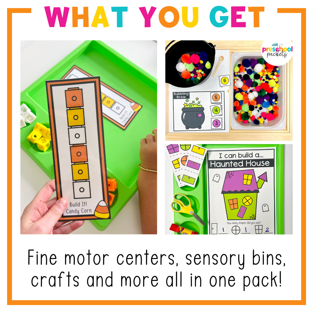 Halloween Preschool Activities Weekly Curriculum – Preschool Packets