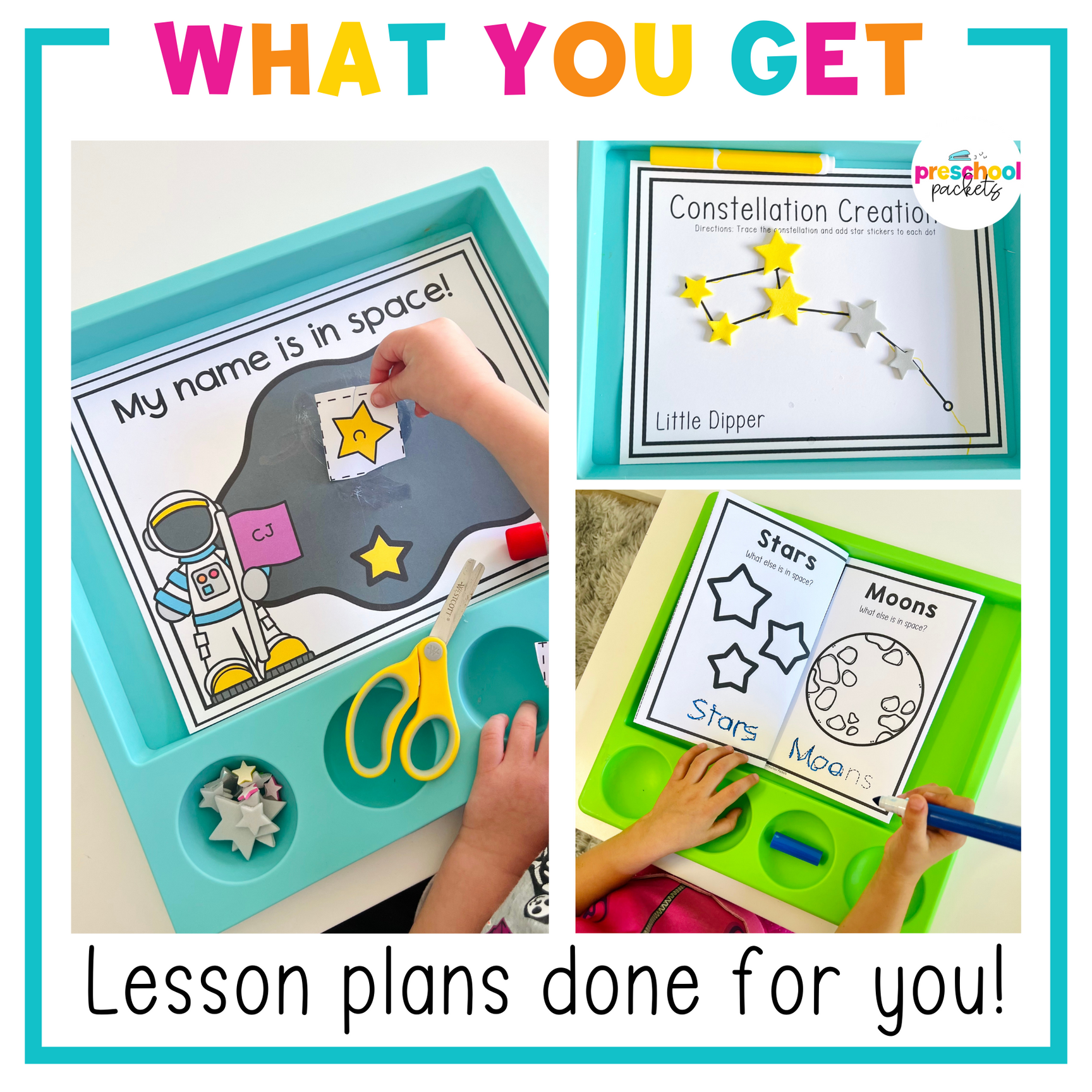 Space Preschool Activities Weekly Curriculum – Preschool Packets