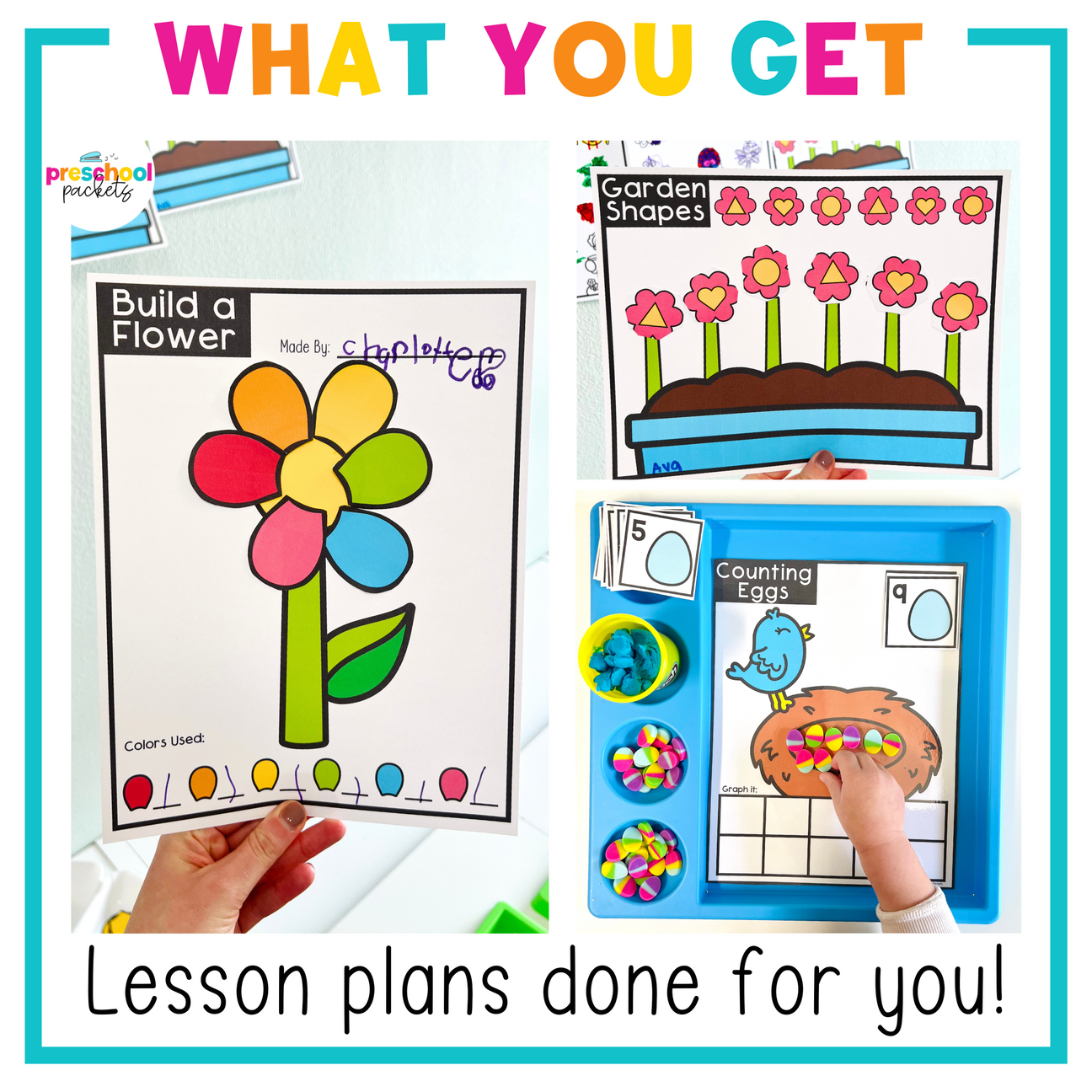 Spring Preschool Activities Weekly Curriculum – Preschool Packets