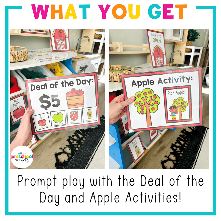 Apple Orchard Dramatic Play Center – Preschool Packets