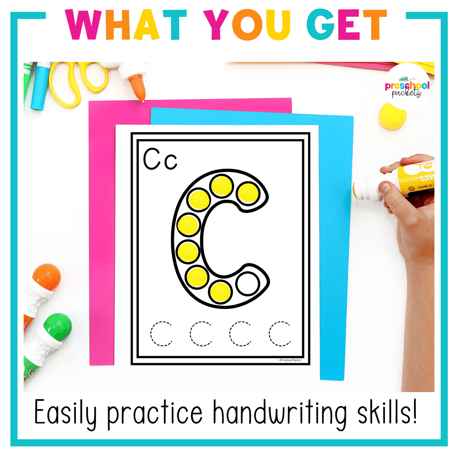 Alphabet Dot Marker and Tracing Worksheets Uppercase A-Z – Preschool ...