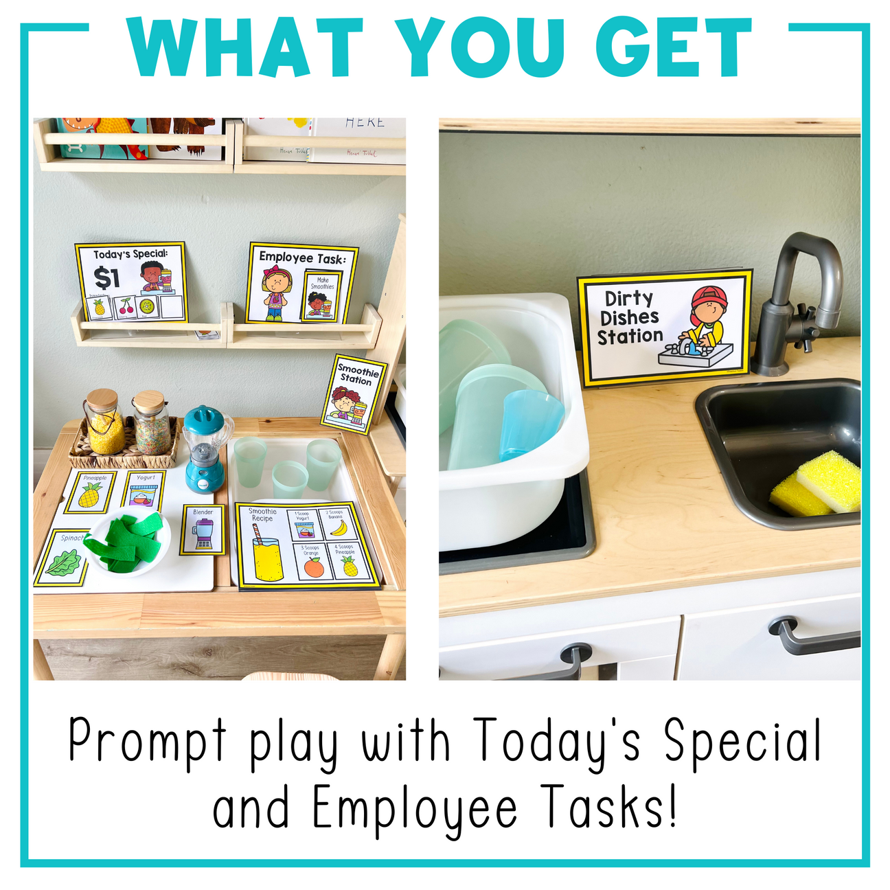 Smoothie Shop Dramatic Play Center – Preschool Packets