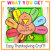 Build a Thankful Turkey Thanksgiving Craft – Preschool Packets