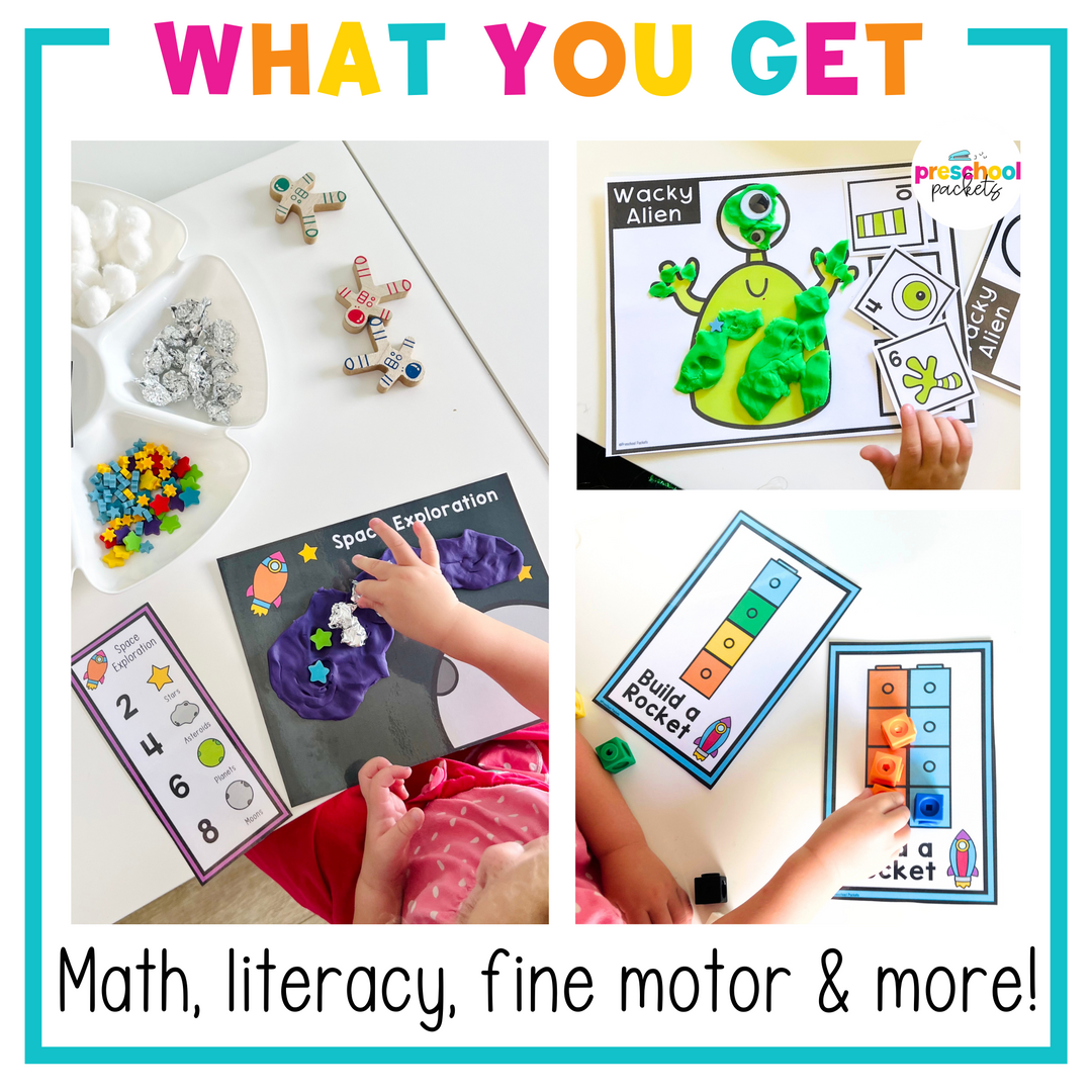 Space Preschool Activities Weekly Curriculum – Preschool Packets