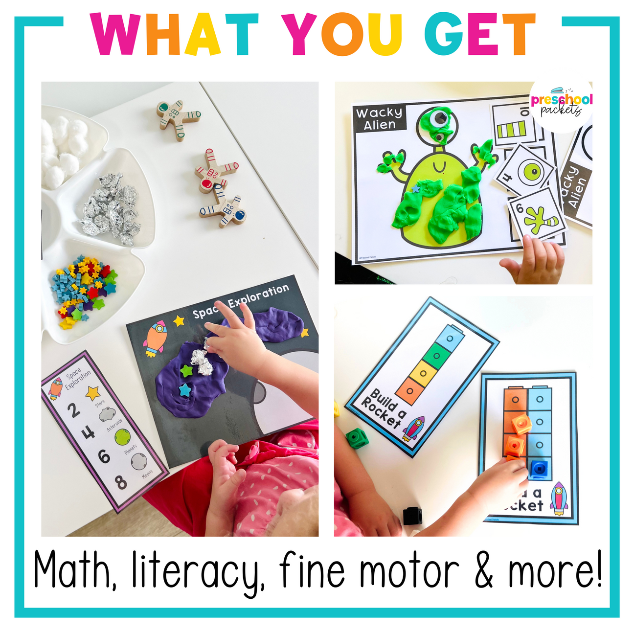 Space Preschool Activities Weekly Curriculum – Preschool Packets