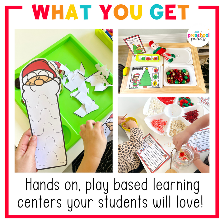 Christmas Preschool Activities Weekly Curriculum – Preschool Packets
