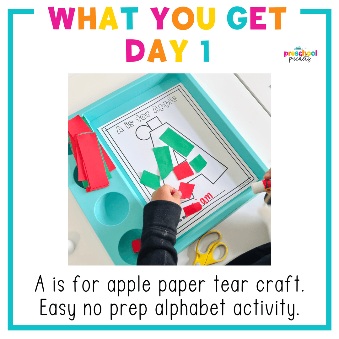 Apple Theme Activities Preschool Weekly Curriculum – Preschool Packets