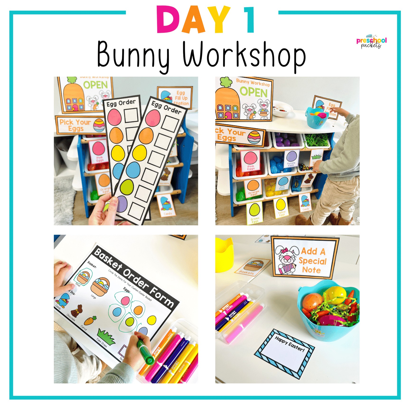 Easter Themed Preschool Curriculum – Preschool Packets