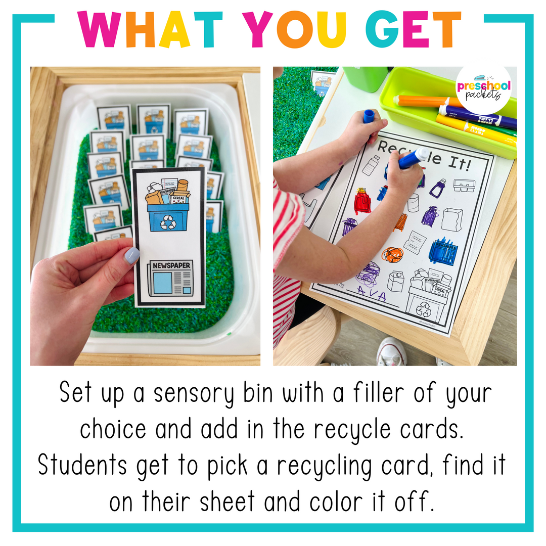 Earth Day Preschool Crafts and Activities – Preschool Packets