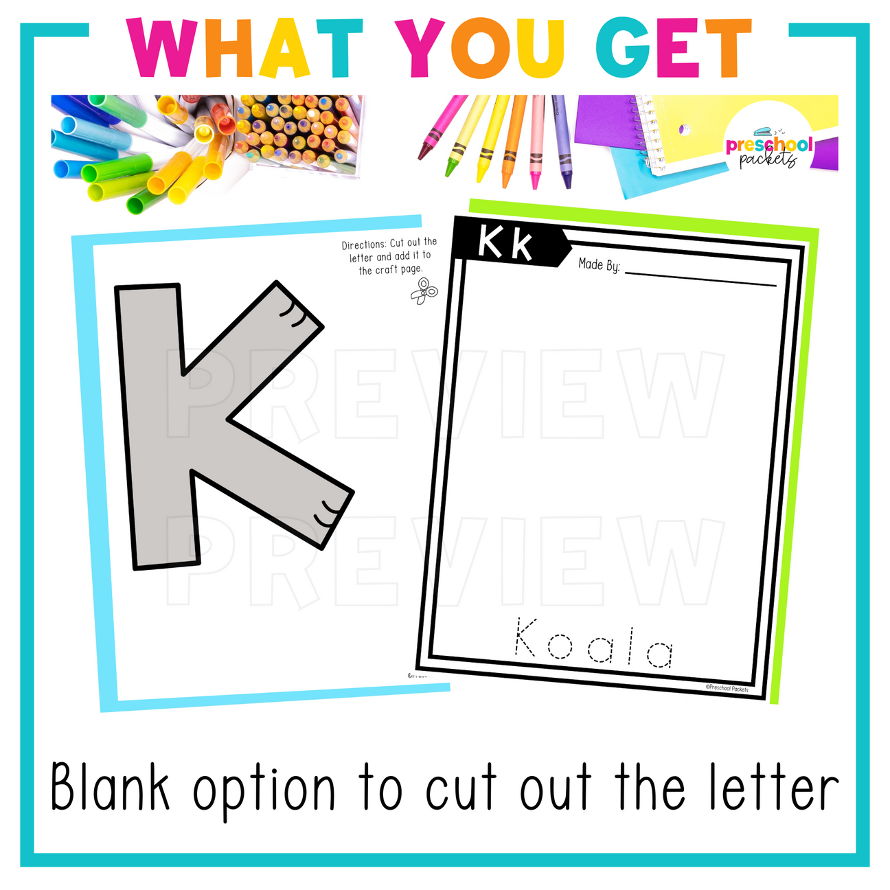 Alphabet Crafts: K is for Koala Letter of the Week Activity – Preschool ...