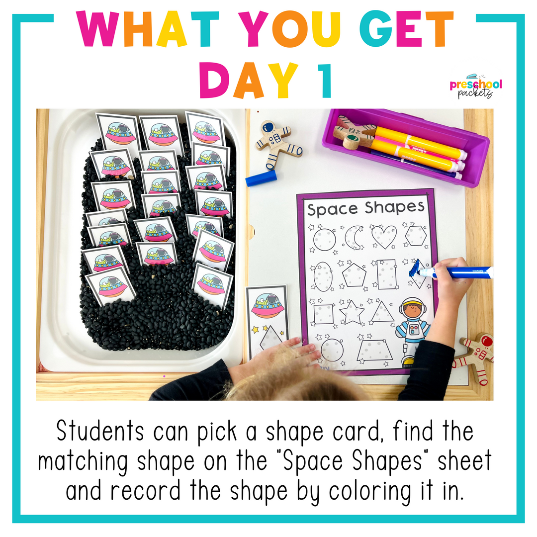 Space Preschool Activities Weekly Curriculum – Preschool Packets