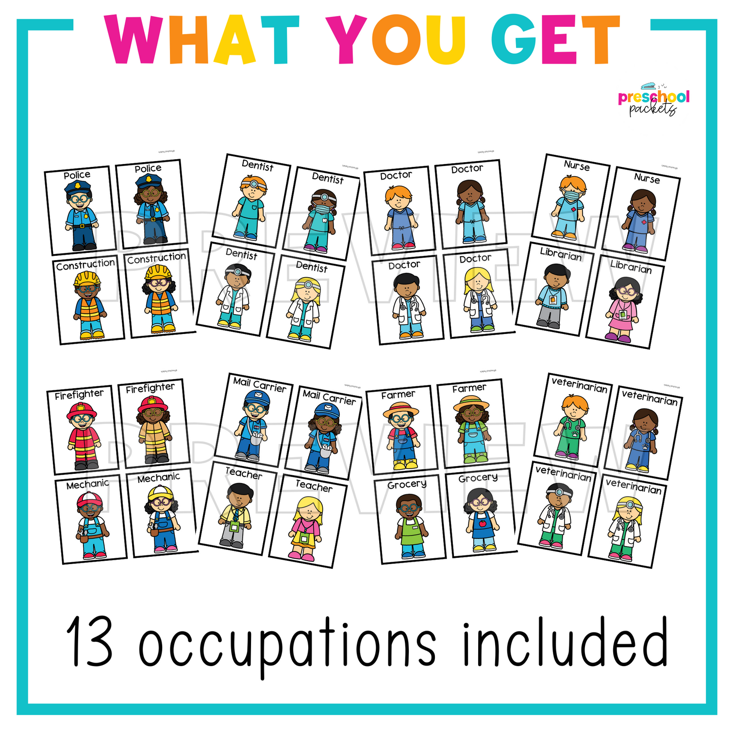 Community Helpers Dress Up Activity for Preschool – Preschool Packets