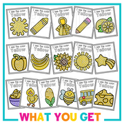 Preschool Colors Q Tip Crafts: Color Yellow – Preschool Packets