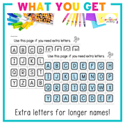 Back To School Crafts: Editable School Bus Name Craft – Preschool Packets