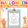 Halloween Tracing Worksheets For Preschool, PreK and Kindergarten ...