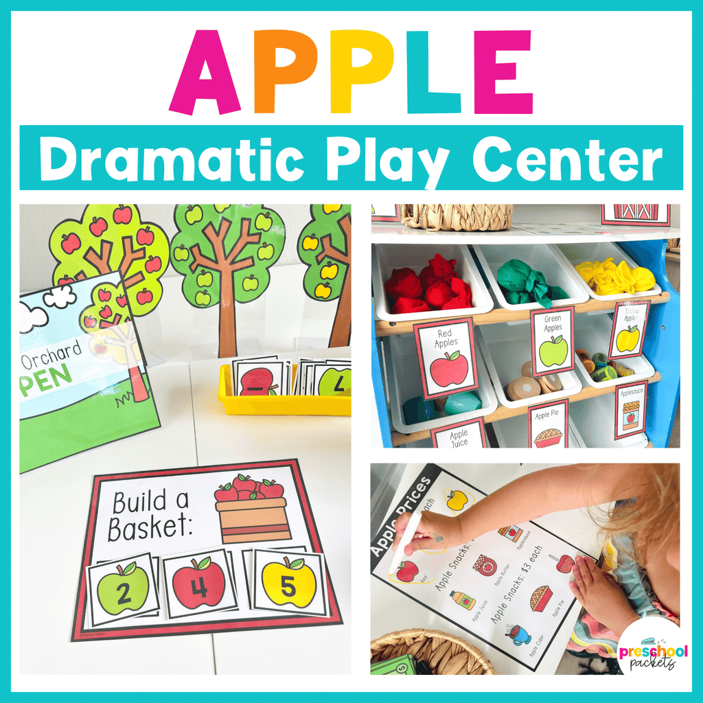 Apple Orchard Dramatic Play Center – Preschool Packets