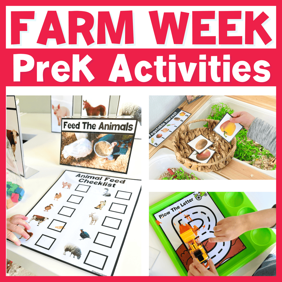 Farm Theme Preschool Activities Weekly Curriculum – Preschool Packets