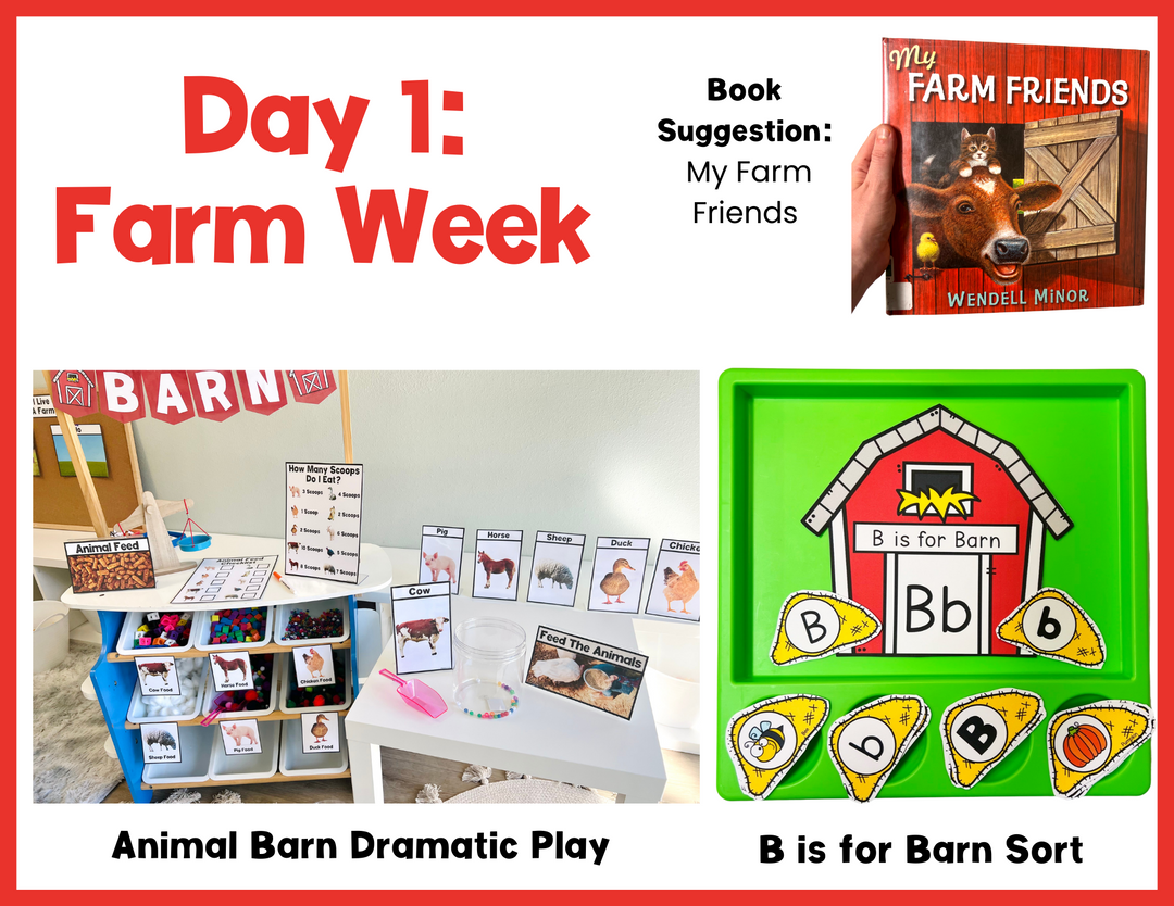 Farm Theme Preschool Activities Weekly Curriculum – Preschool Packets