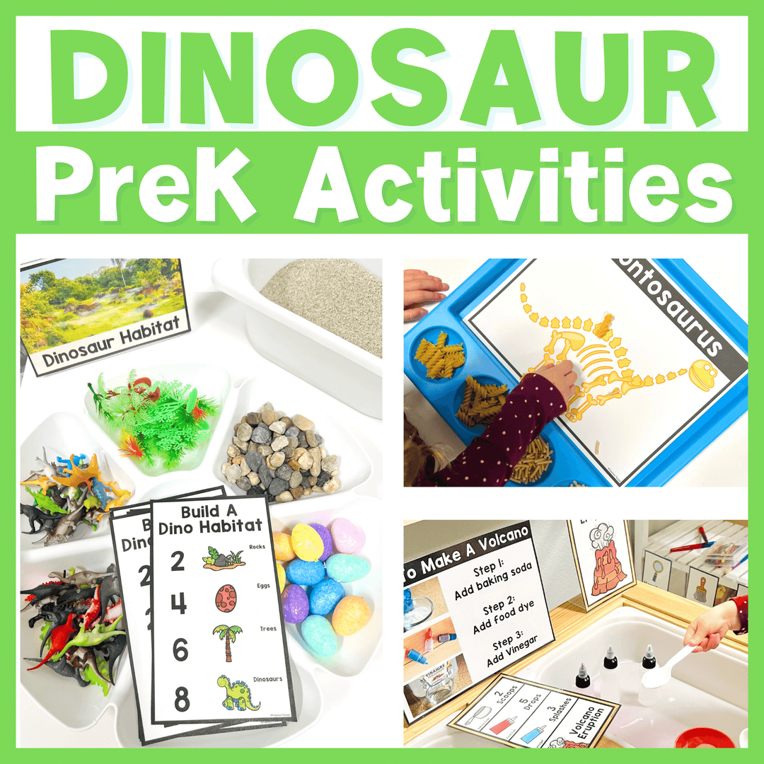 Dinosaur Activities Preschool Weekly Themed Curriculum – Preschool Packets