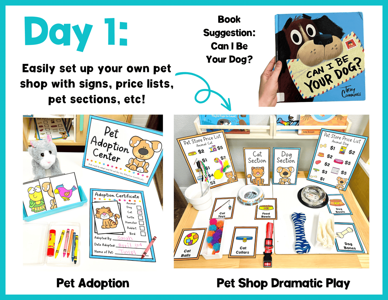 Pet Theme Activities Preschool Weekly Curriculum – Preschool Packets